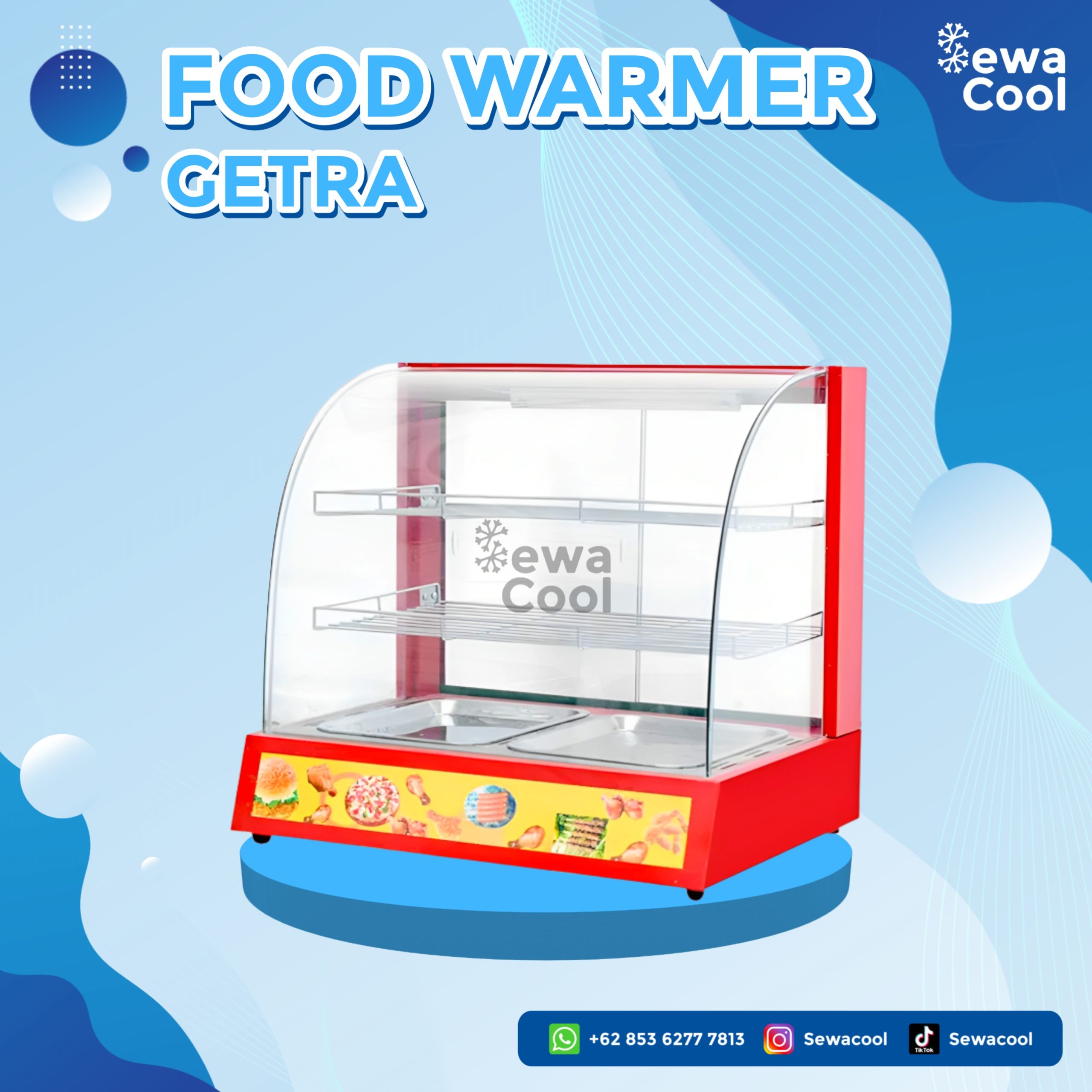 Sewa Food Warmer (Merah) di Medan - Sewacool